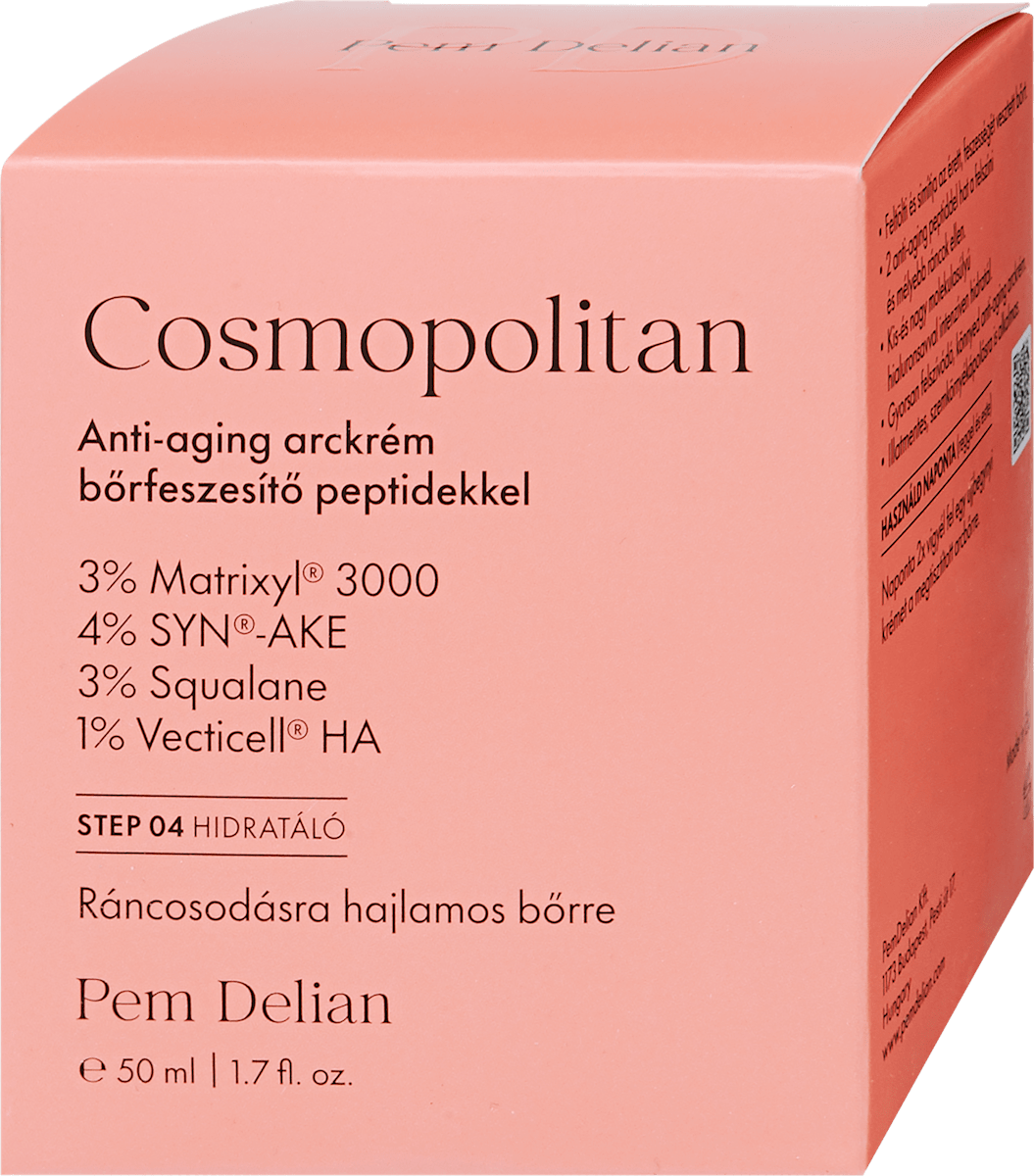 Pem Delian Cosmopolitan anti-aging arckrém bőrfeszesítő peptidekkel, 50 ...