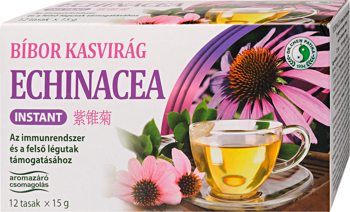 DR CHEN PATIKA Instant Echinacea Bíborkasvirág tea, 12 tasak | dm.hu