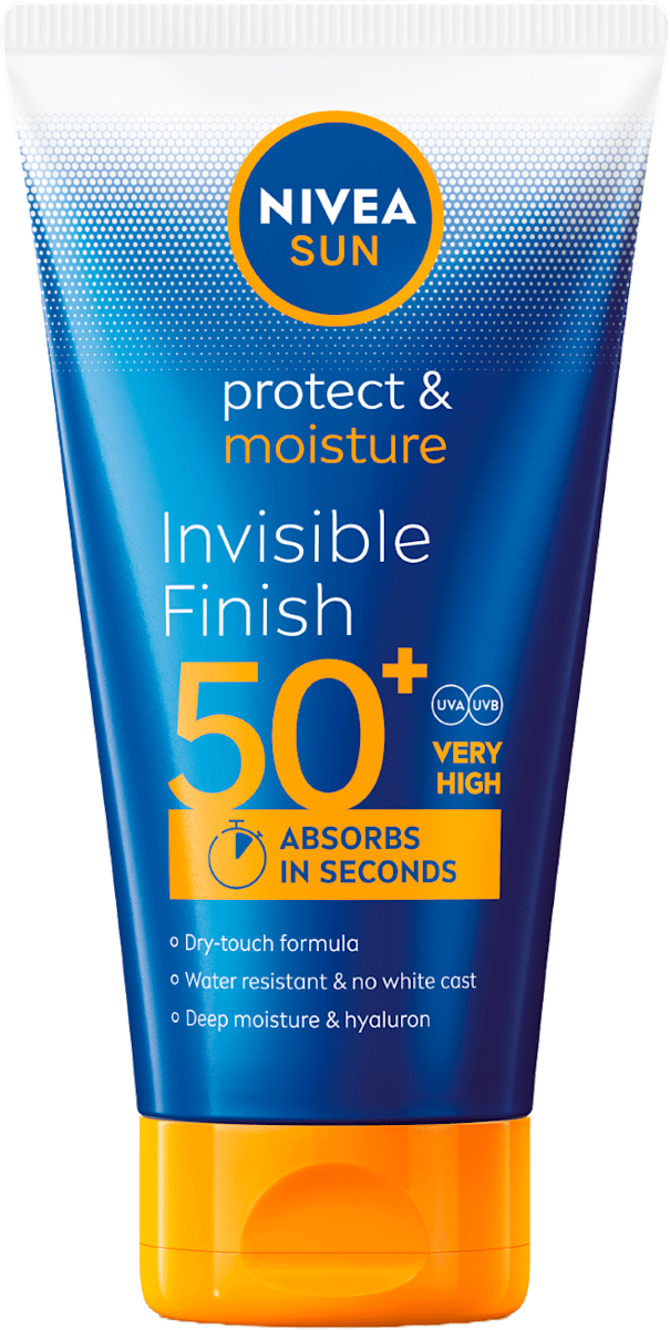 NIVEA SUN Слънцезащитен лосион Invisible Finish, SPF 50+, 150 ml | dm ...