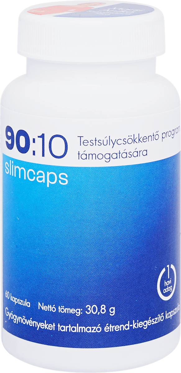 90:10 slimcaps gyógynövényeket tartalmazó étrend-kiegészítő, 60 db | dm.hu