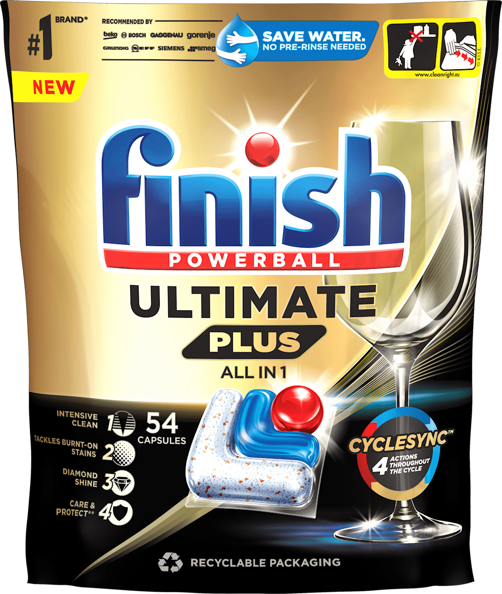 Finish ULTIMATE PLUS ALL IN tablete za mašinsko pranje posuđa, 54 kom ...