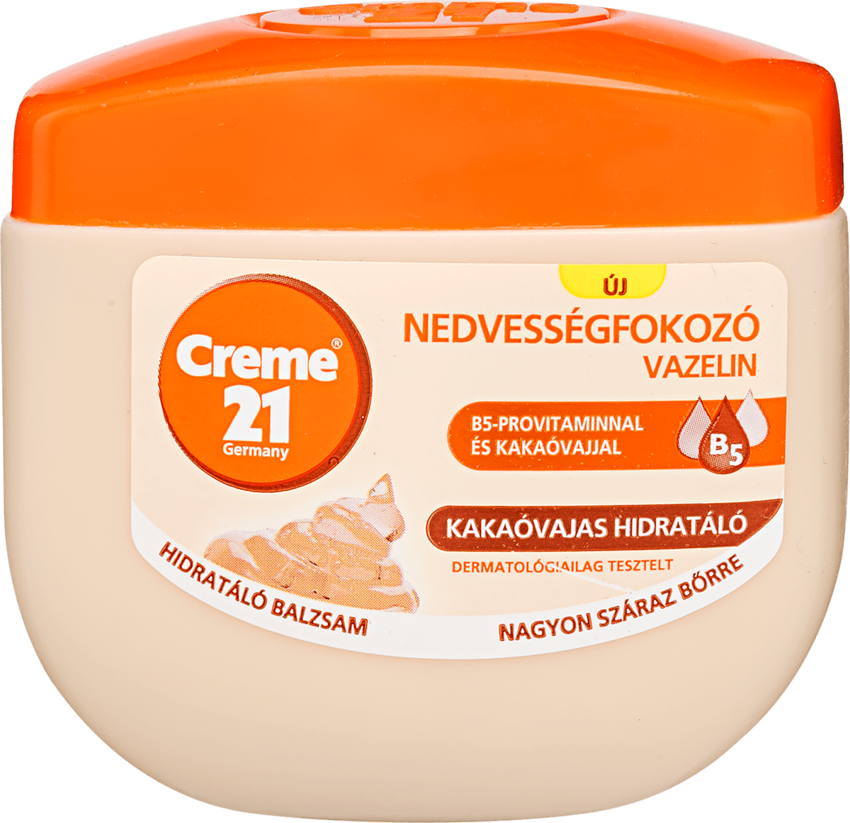 Creme 21 Nedvességfokozó vazelin B5-provitaminnal és kakaóvajjal, 100 ...
