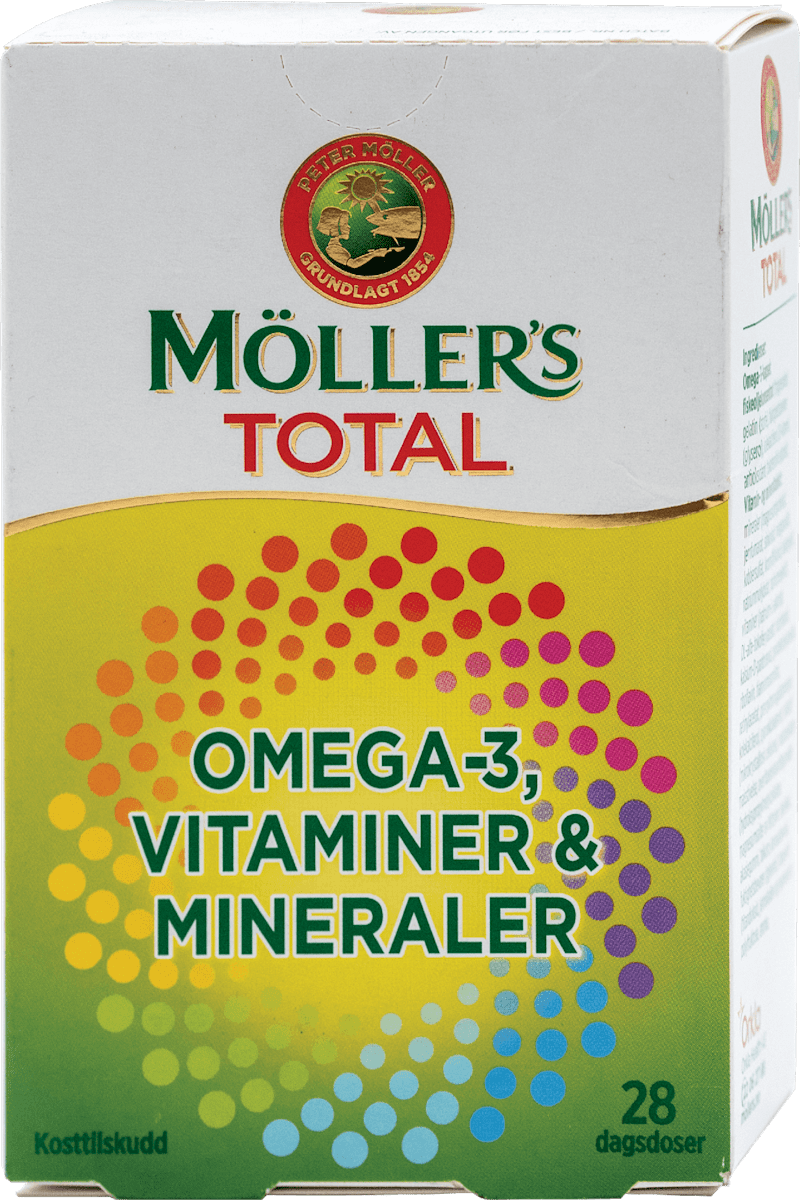 MÖLLER'S Total Omega -3, vitamini i minerali, 28 kom. | dm Bosna i Hercegovina