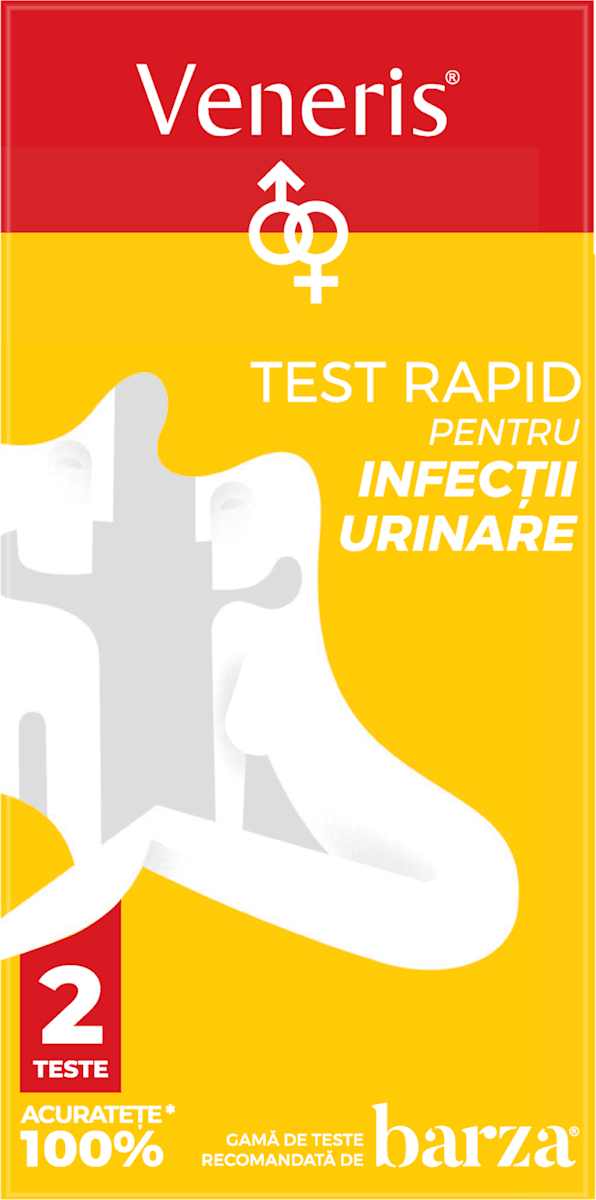 Veneris Test rapid pentru infecții urinare, 2 buc | dm.ro