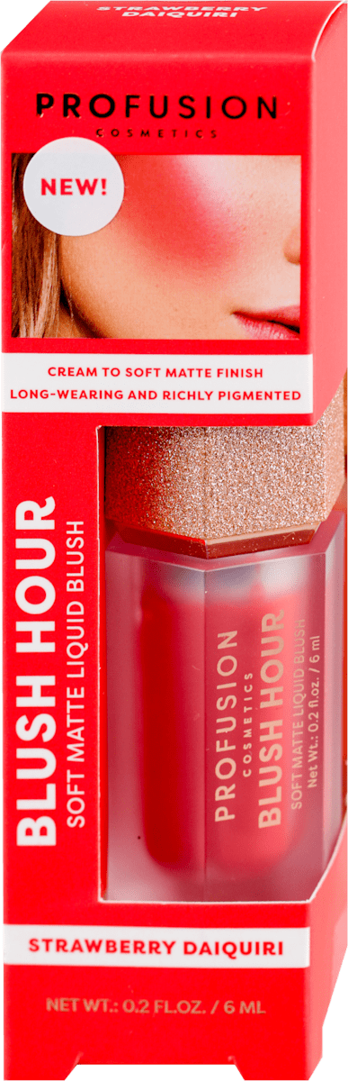 PROFUSION COSMETICS BLUSH HOUR SOFT MATTE tečno rumenilo - STRAWBERRY ...