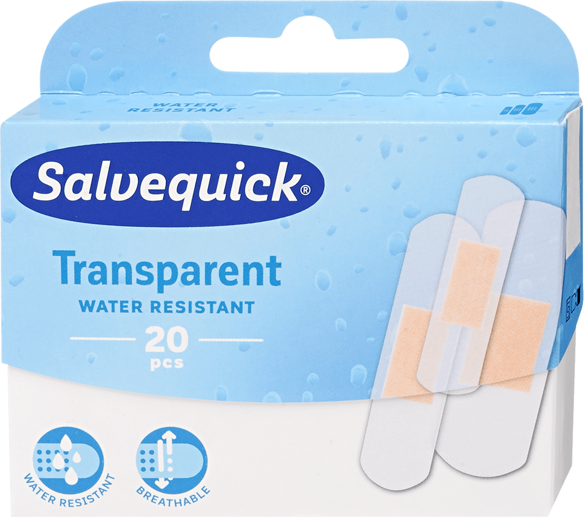 Salvequick Sebtapasz, átlátszó, 20 db | dm.hu