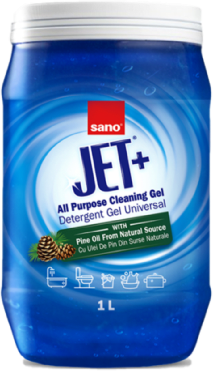 sano Detergent Jet Gel universal cu ulei de pin, 1 l | dm.ro