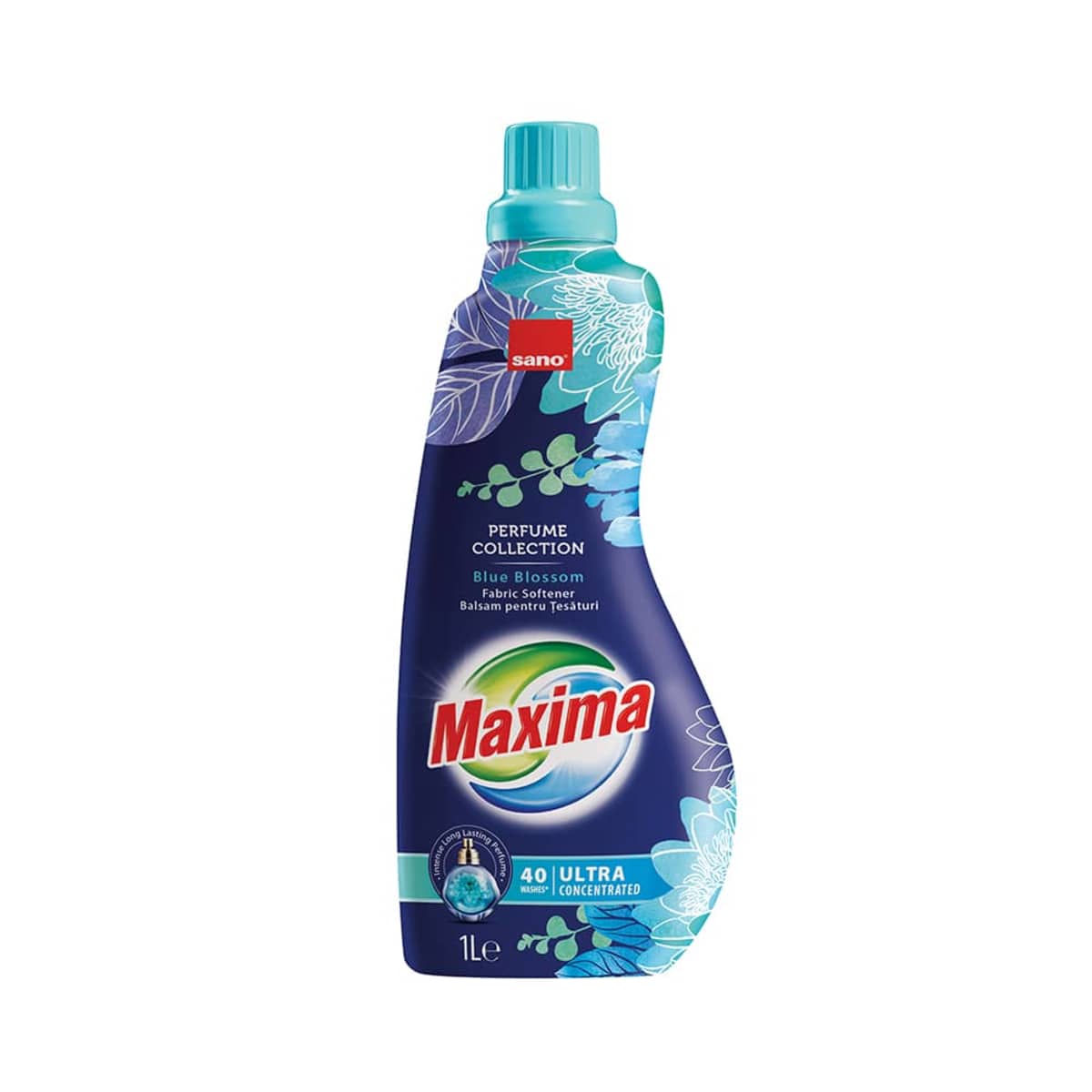 sano Balsam de rufe Maxima Blue Blossom 40 spălări, 1 l | dm.ro
