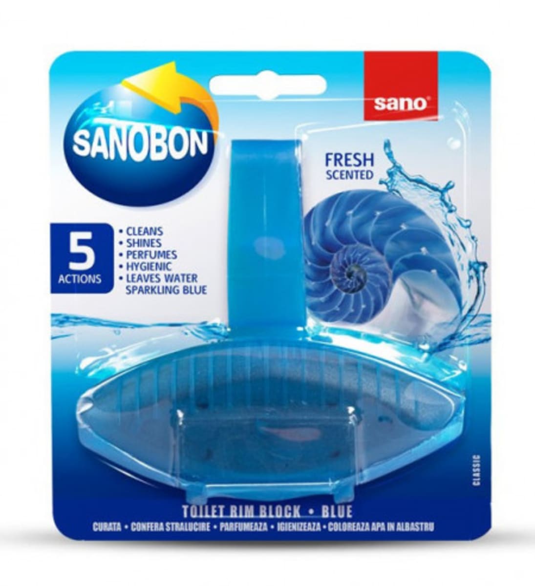 sano Odorizant toaletă Fresh Scented Blue, 55 g | dm.ro