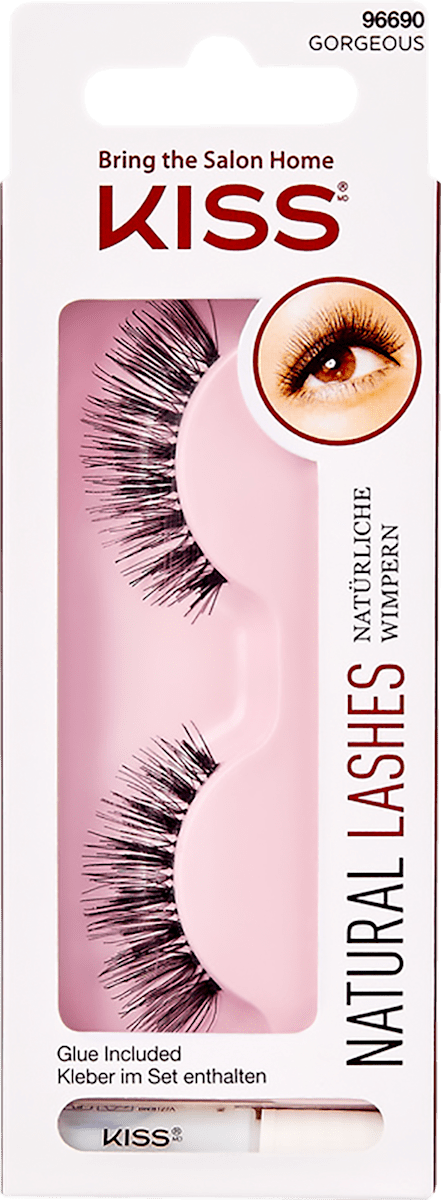 KISS Изкуствени мигли Natural, Nr.KEH04C Gorgeous, 1 бр. | dm България