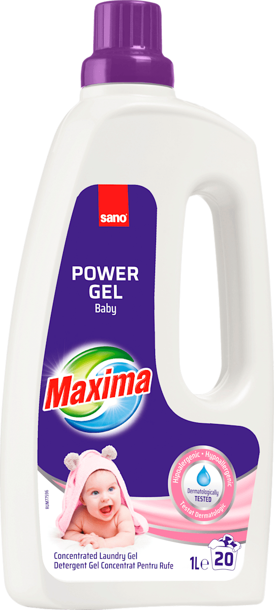 sano Detergent de rufe lichid Maxima baby 20 spălări, 1 l | dm.ro