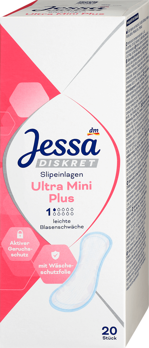 Jessa DISKRET Slipeinlagen Ultra Mini Plus, 20 St | dm.at
