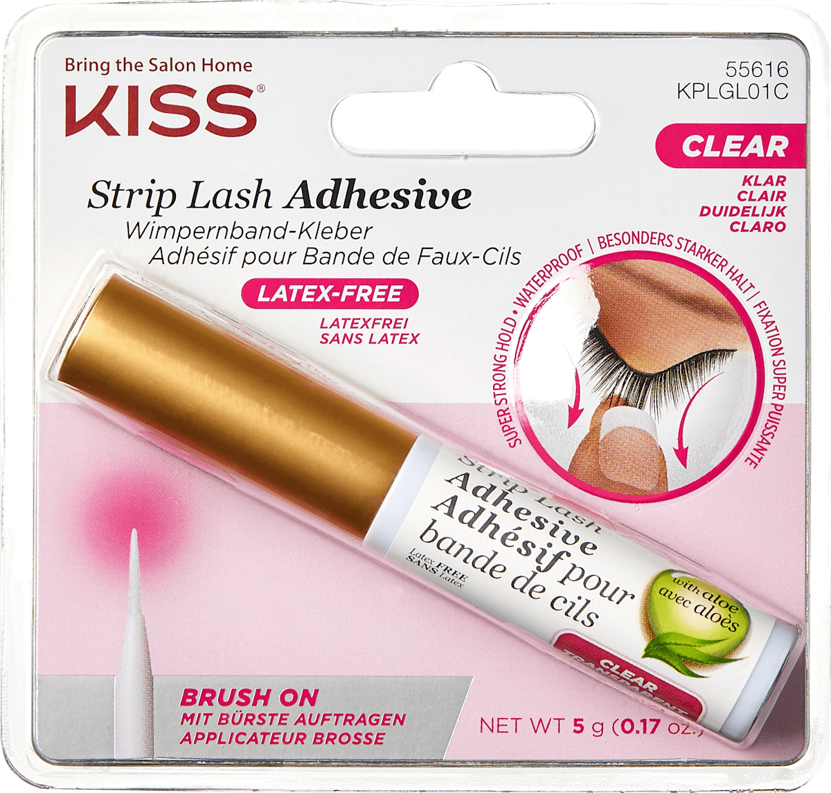 KISS Wimpernkleber Strip Lash Adhesive Clear, 5 g dauerhaft günstig online kaufen | dm.de