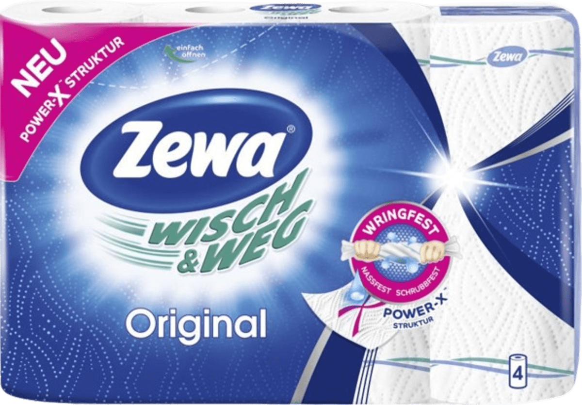 Zewa Wish & Weg Original ubrusi, 144 listića, 4 kom. | dm Bosna i ...