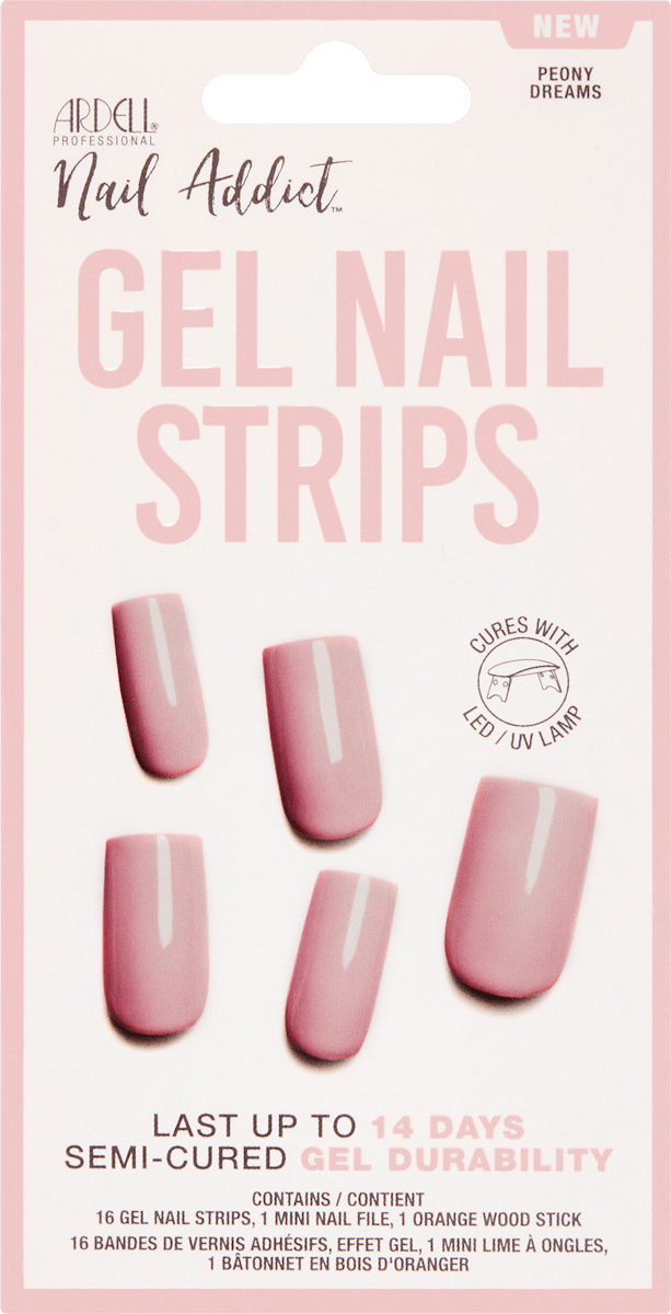 ARDELL UV Gel Nagelfolien, Gel Nail Strips Peony Dreams, 16 St dauerhaft günstig online kaufen ...