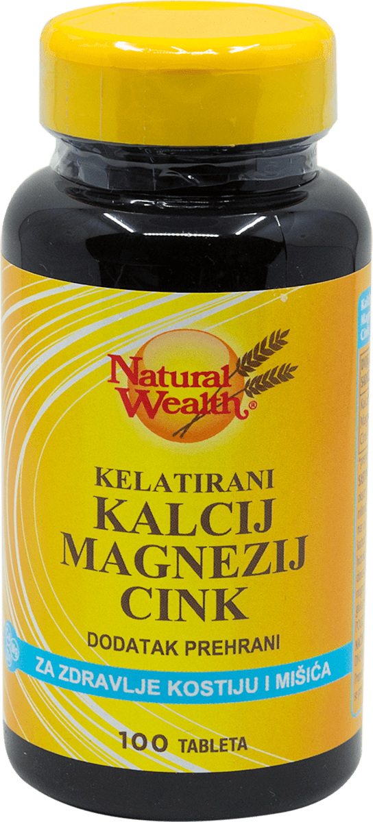 Natural Wealth KALCIJUM, MAGNEZIJUM, CINK - DIDATAK PREHRANI, 110 g | dm.rs