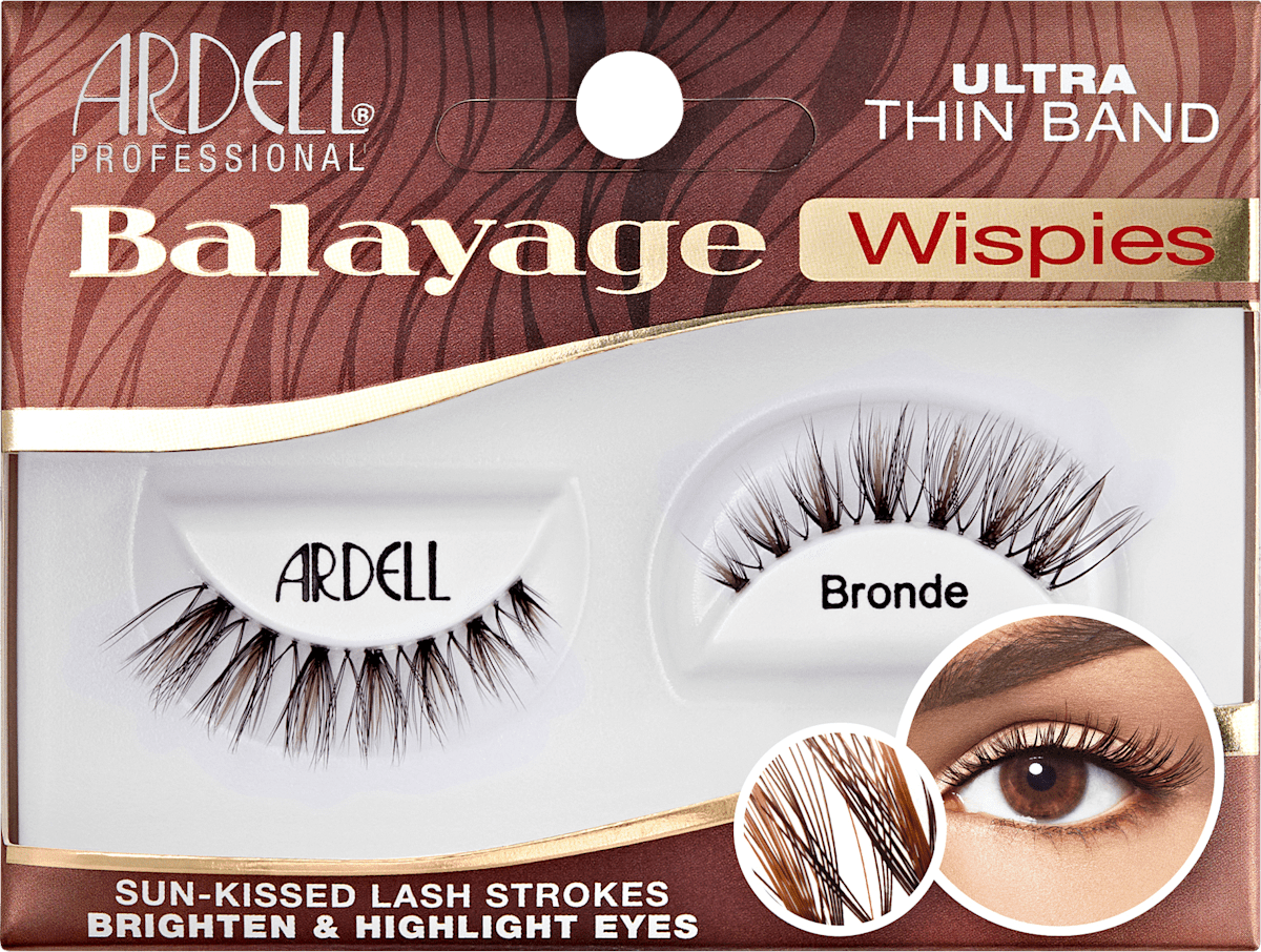 ARDELL Künstliche Wimpern Balayage Wispies Bronde (1 Paar), 2 St ...