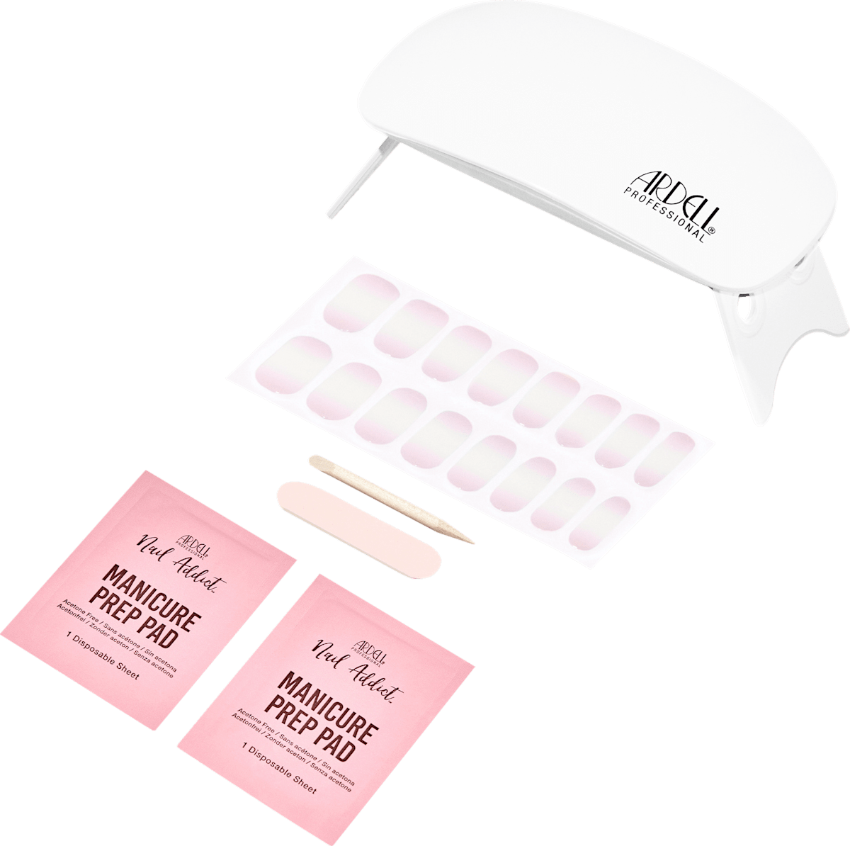 ARDELL UV Maniküre Starterset, Gel Nail Starter Kit First Kiss, 1 St ...