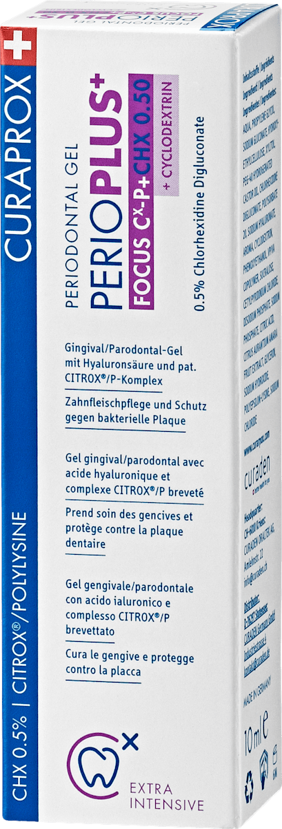CURAPROX Periodontalni gel Perio Plus+ Fokus, 10 ml | dm.si