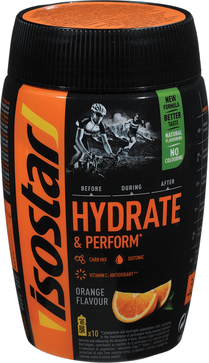 isostar Prašek za pripravo napitka Hydrate & Perform, z okusom ...