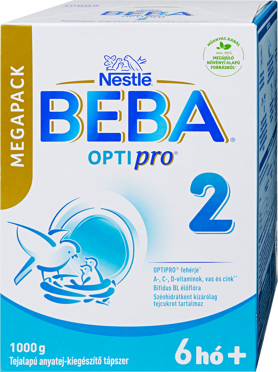 BEBA OPTIPRO 2 Tejalapú anyatej-kiegészítő tápszer 6hó+, 1 kg | dm.hu