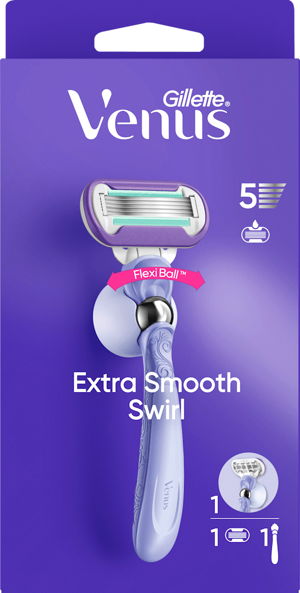 Gillette Venus Rasierer, Extra Smooth Swirl, 1 St dauerhaft günstig ...