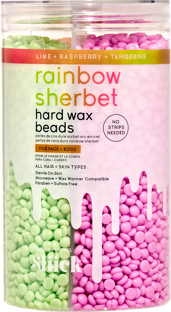Sliick Warmwachsperlen Rainbow Sherbet Hard Wax Beads, 425 g dauerhaft ...