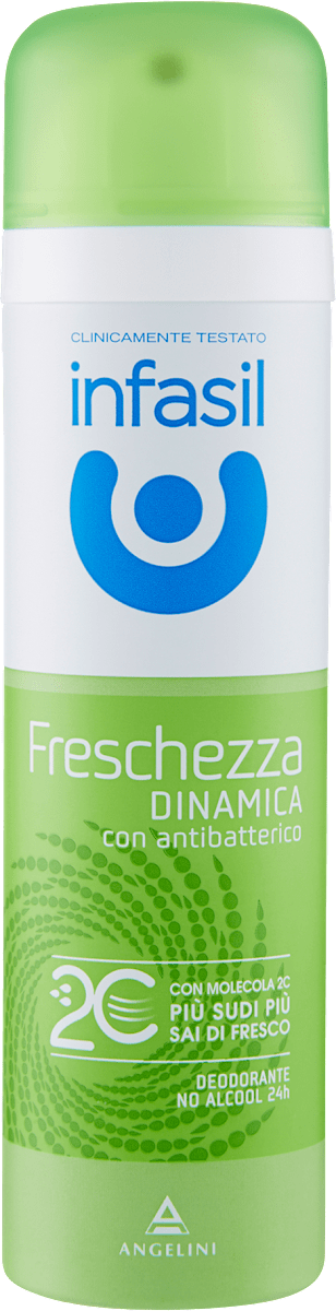 infasil Deodorante spray antibatterico Freschezza Dinamica, 150 ml | dm ...
