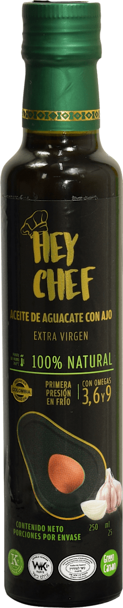 HEY CHEF Ulei de avocado cu usturoi, 250 g | dm.ro