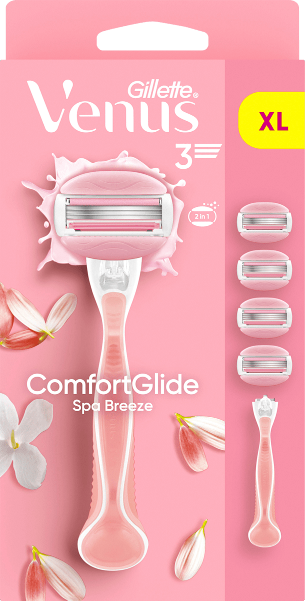 Gillette Venus Rasierer, Comfortglide Spa Breeze Starterset, 1 St ...