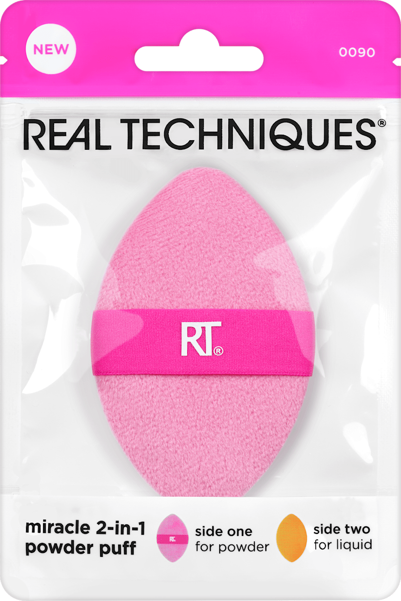 REAL TECHNIQUES Make-up Schwamm Miracle 2in1 Powder Puff, 1 St | dm.at