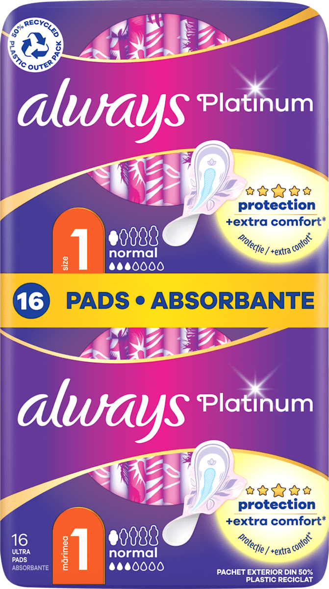 always vložky Platinum ultra normal, 16 ks | dm.cz