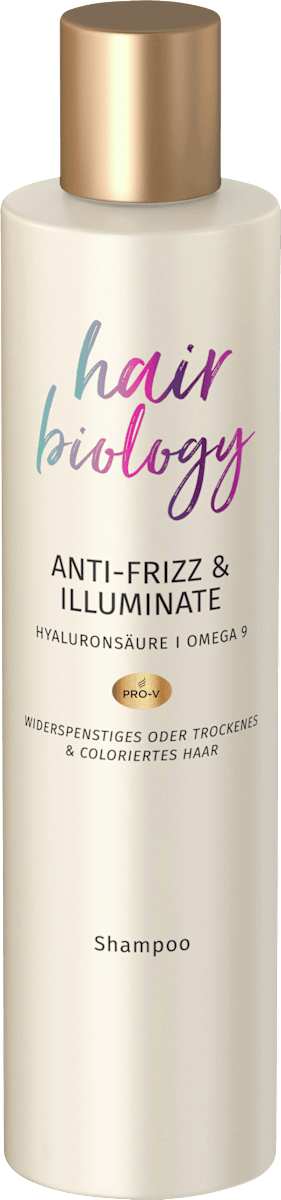 hair biology hair biology Shampoo Anti-Frizz & Illuminate, 250 ml | dm.at