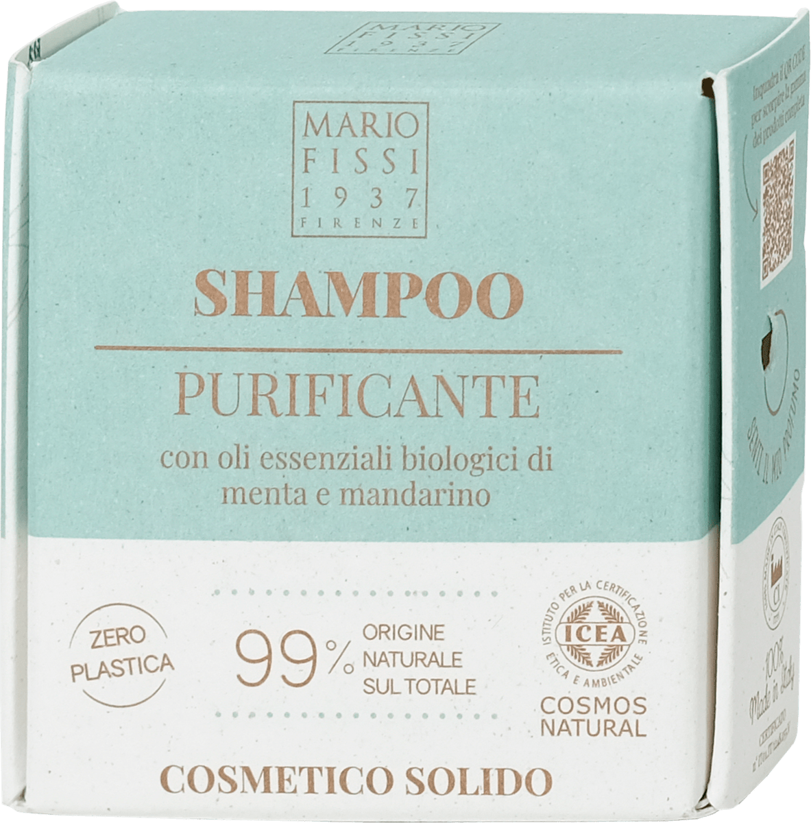 MARIO FISSI 1937 FIRENZE Shampoo Solido Purificante, 50 g | dm Italia