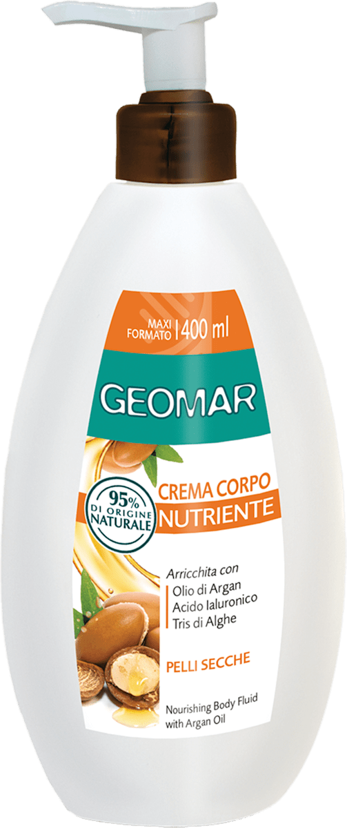 GEOMAR Crema corpo nutriente con olio di argan, 400 ml | dm Italia