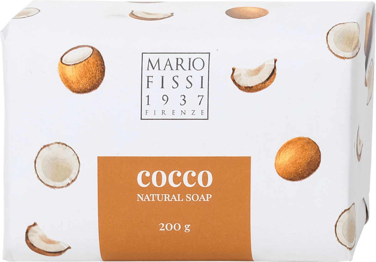 MARIO FISSI 1937 FIRENZE Sapone solido cocco, 200 g | dm Italia