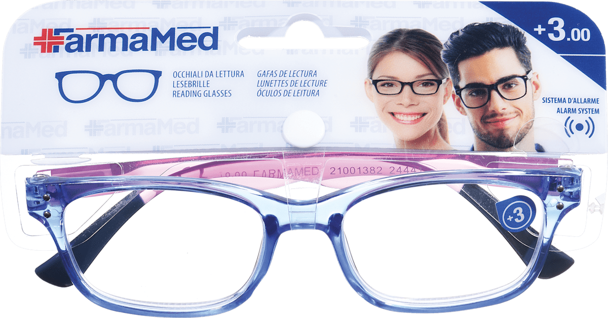 FarmaMed Bralna očala, dioptrija: +3,00, 1 kos | dm.si