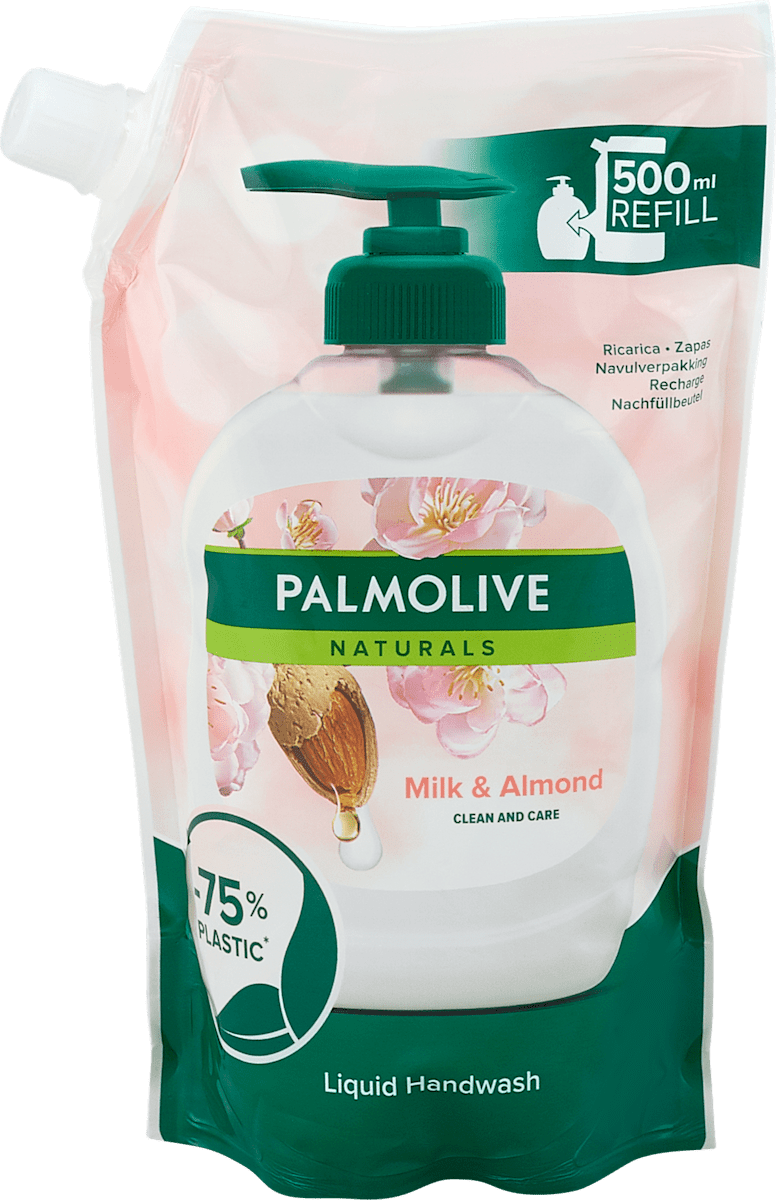 Palmolive Naturals tečni sapun, mlijeko i badem, 500 ml | dm Bosna i ...