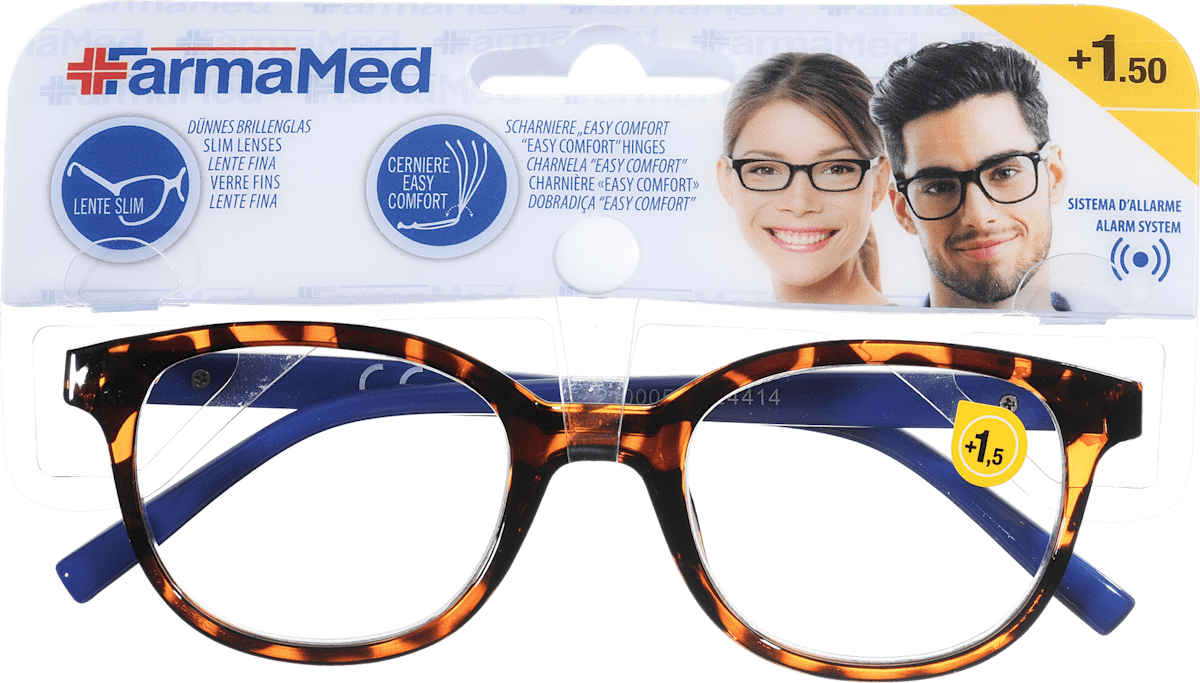 FarmaMed Bralna očala, dioptrija: +1,50, 1 kos | dm.si