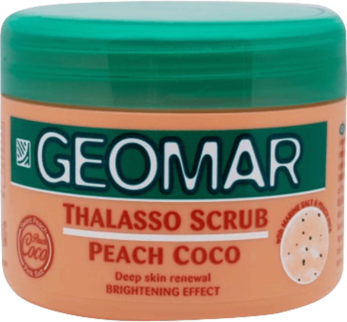 GEOMAR Peach Coco piling za tijelo, 300 g | dm.hr