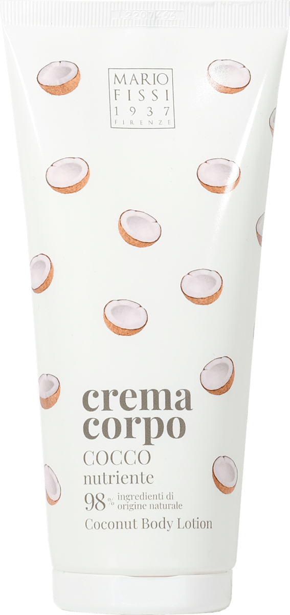 MARIO FISSI 1937 FIRENZE Crema corpo nutriente Cocco, 200 ml | dm Italia