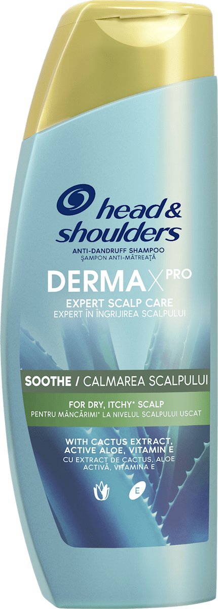 head&shoulders Şampon anti-mătreaţă pentru scalp uscat, 300 ml | dm.ro
