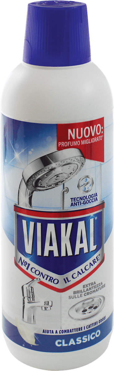 VIAKAL Disincrostante anticalcare liquido classico, 470 ml | dm Italia