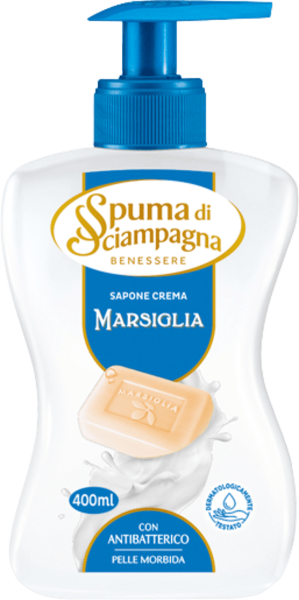 Spuma di Sciampagna Sapone liquido Marsiglia, 400 ml | dm Italia