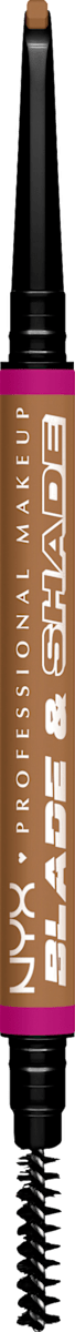 NYX PROFESSIONAL MAKEUP Blade & Shade creion pentru sprâncene 01 Ash ...