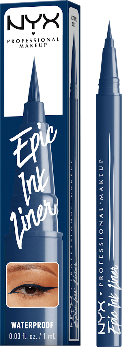 NYX PROFESSIONAL MAKEUP Eyeliner Epic Ink Jeanz Matte Mid(Night) Rise ...