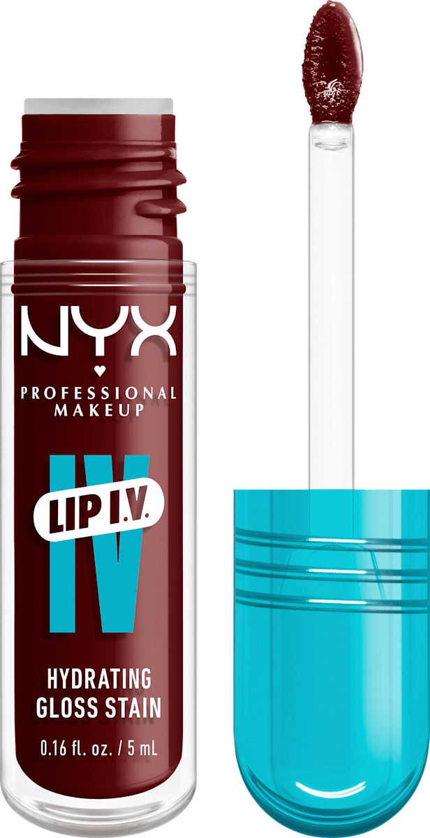NYX PROFESSIONAL MAKEUP Lipgloss Lip IV Gloss Stain 15 Water Bout Wine ...