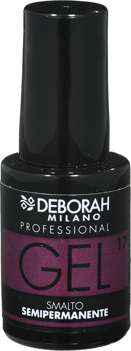 DEBORAH MILANO PROFESSIONAL Gel lak za nohte Semi Permanent, 17 Amarena ...