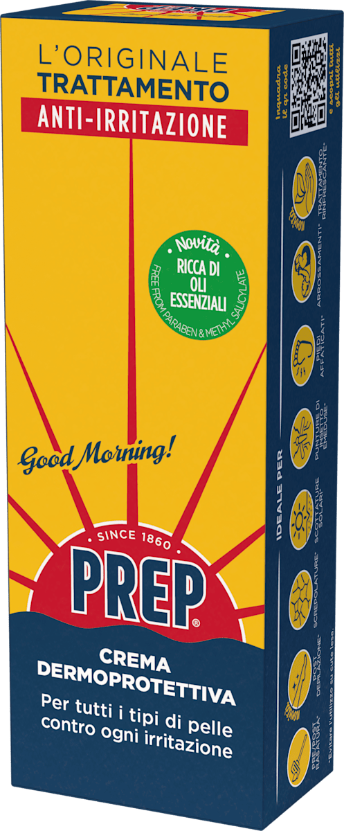 PREP Crema dermoprotettiva e lenitiva multiuso in tubo, 75 ml | dm Italia