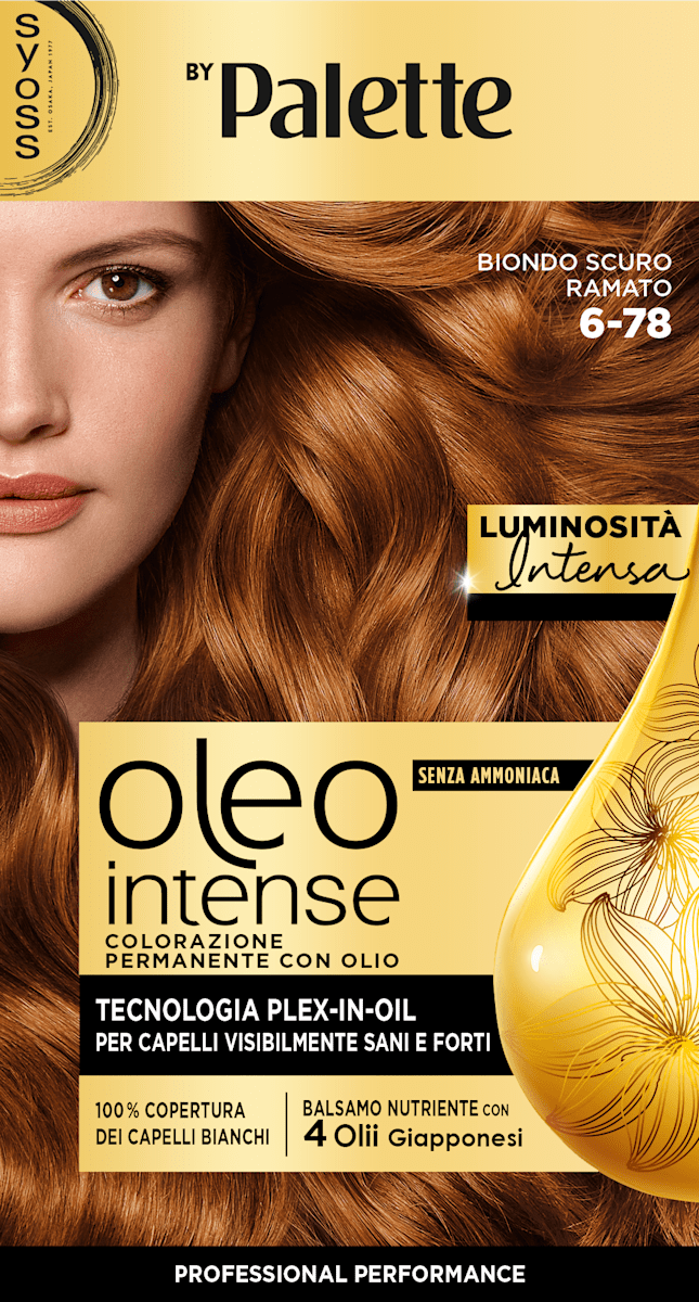 syoss Oleo Intense Colorazione permanente 6-78 biondo scuro ramato, 1 ...